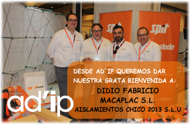 BIENVENIDA A NUEVOS SOCIOS | AD'IP Asociación Española