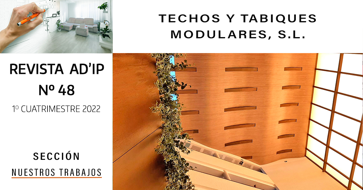 TECHOS Y TABIQUES MODULARES, S.L. - Revista AD'IP N.º48 - Nuestros ...