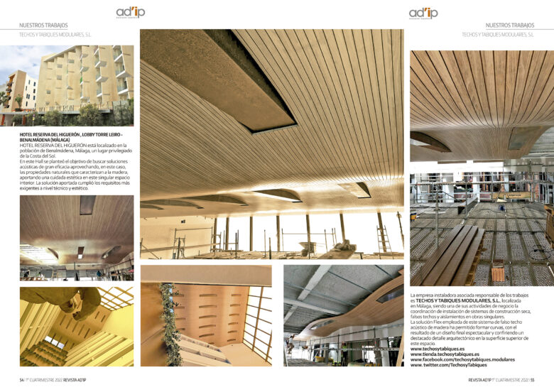 TECHOS Y TABIQUES MODULARES, S.L. - Revista AD'IP N.º48 - Nuestros ...