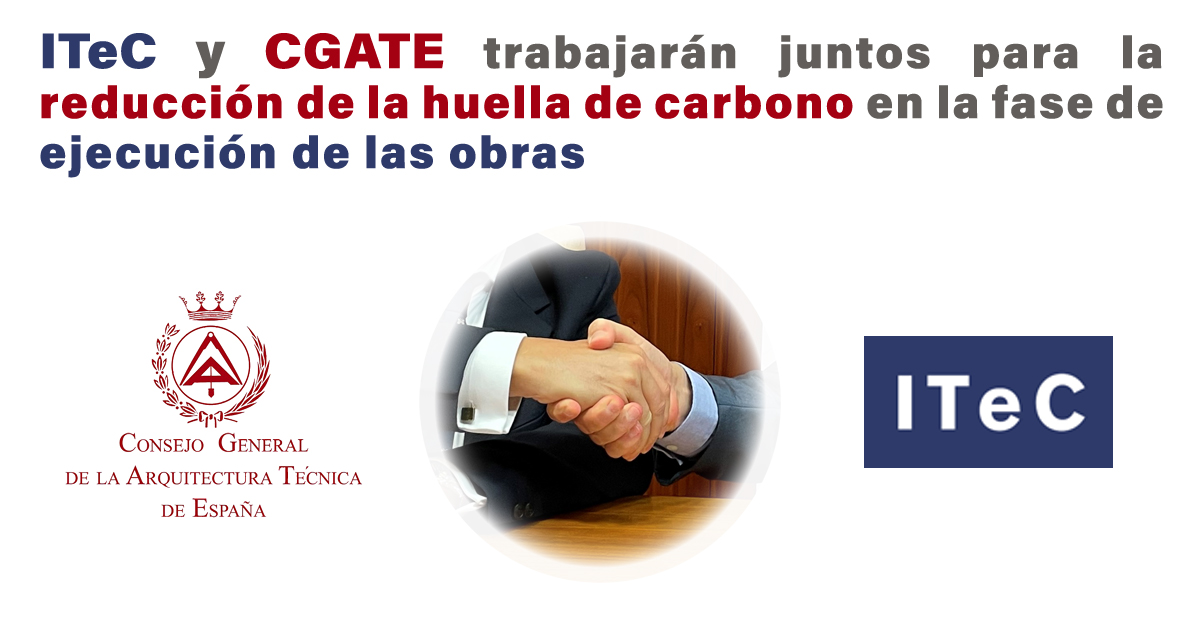 CGATE e ITeC trabajarán para la reducción de la huella de carbono | AD ...