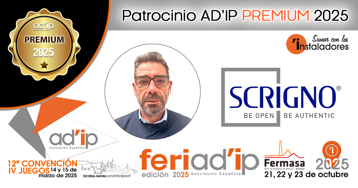 SCRIGNO, Patrocinador AD’IP Premium 2025 | AD'IP Asociación Española